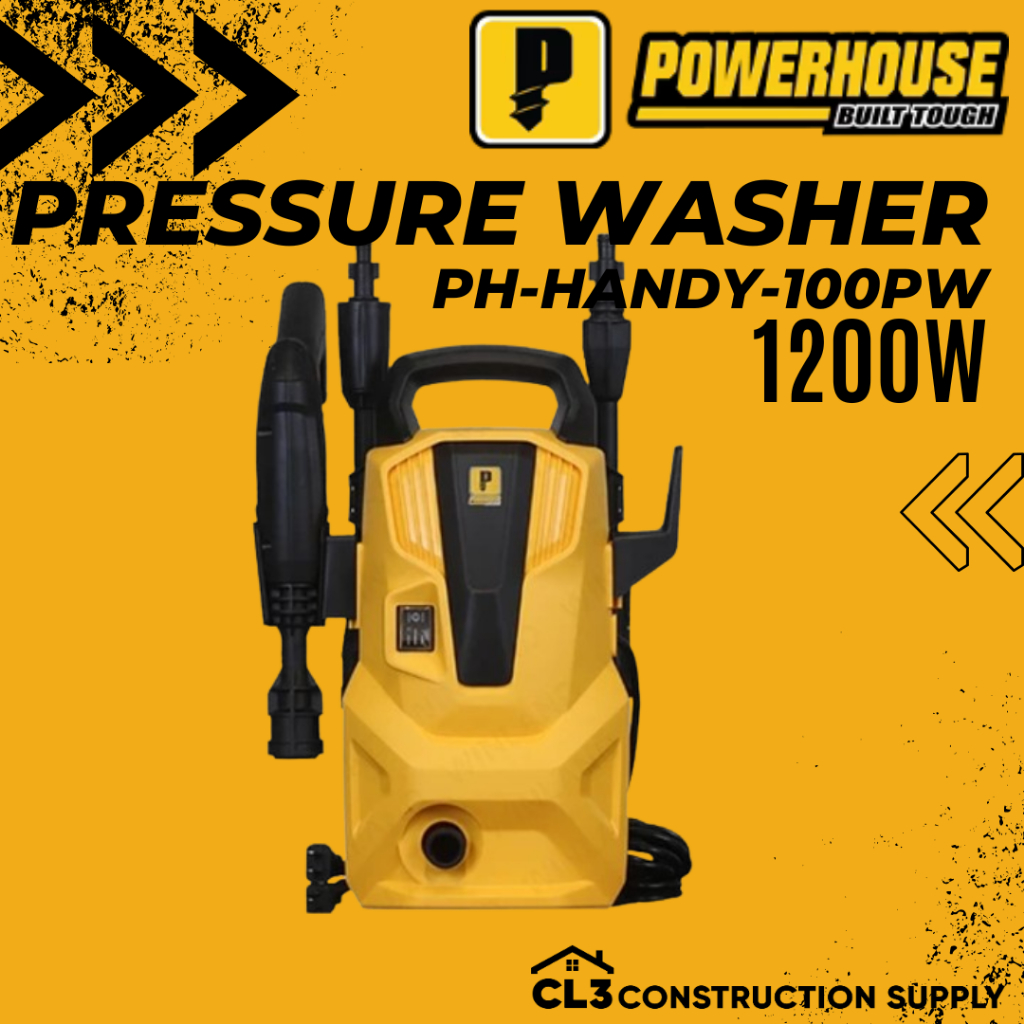 POWERHOUSE HANDY PRESSURE WASHER - (PH-HANDY-100PW) | Shopee Philippines