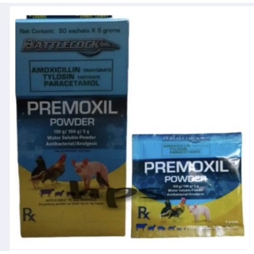 PREMOXIL POWDER (5g , ( sold per 5Piece) Sachet FOR CHICKEN | Shopee ...