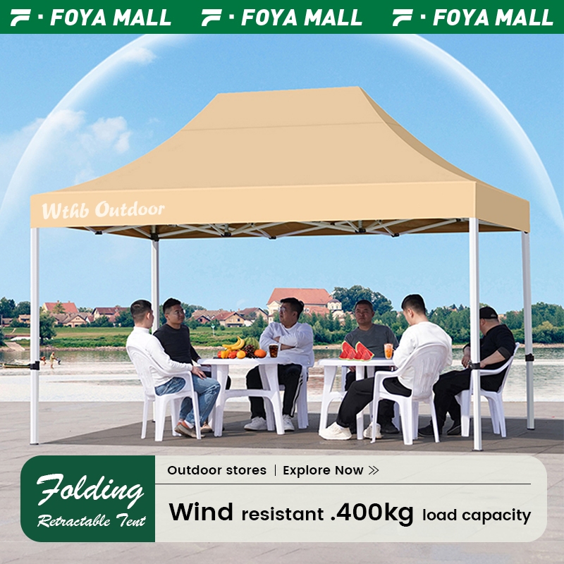 Retractable Car Tent Canopy Tent 2X2 2X3 3X3 3X4.5 3X6 Khaki Blue Tent ...