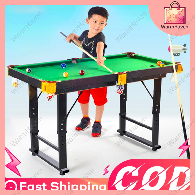 WarmHaven Adjustable Wooden Tabletop Mini Billiard Table Pool Table ...