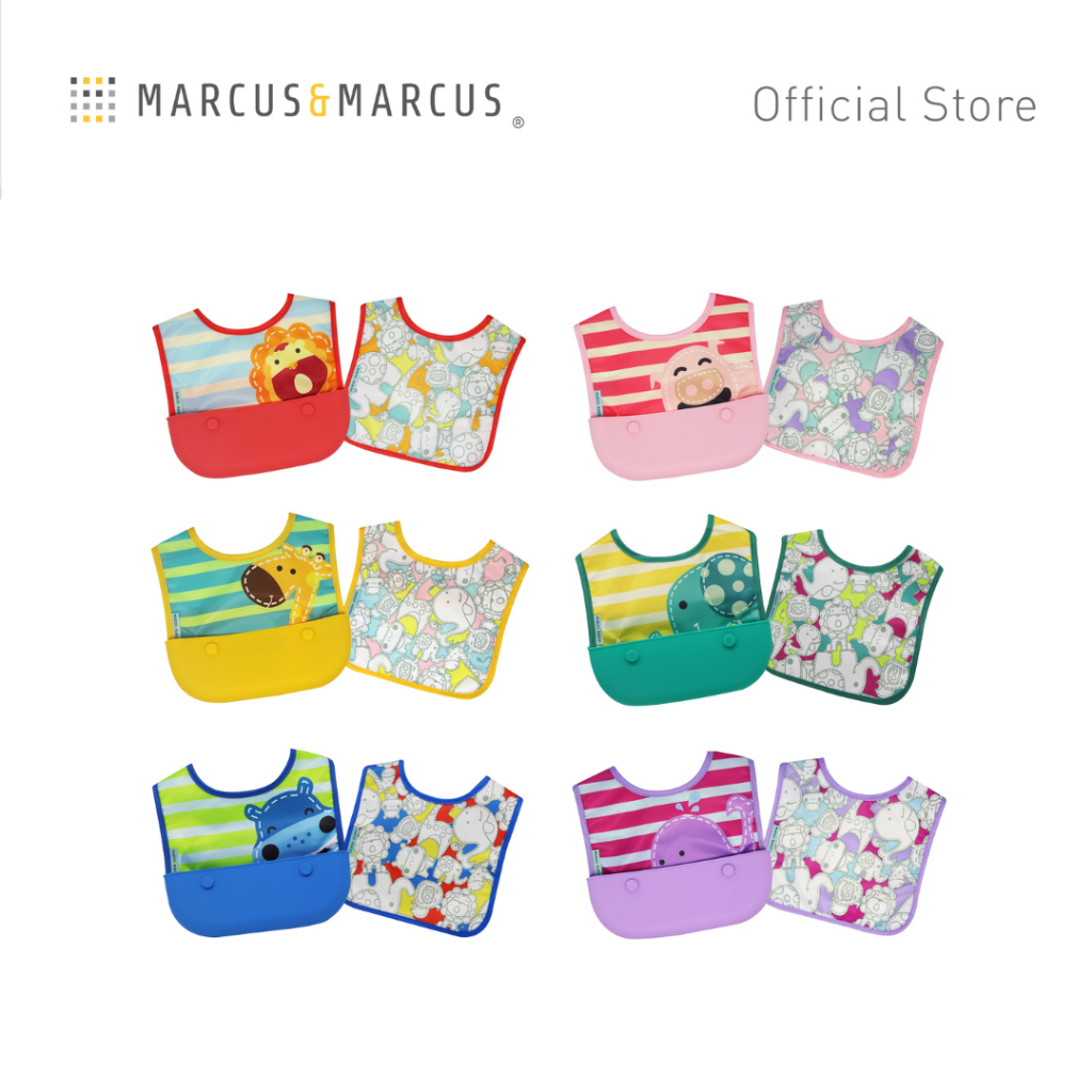 Marcus & Marcus Travel Bib (Set of 2) | Shopee Philippines