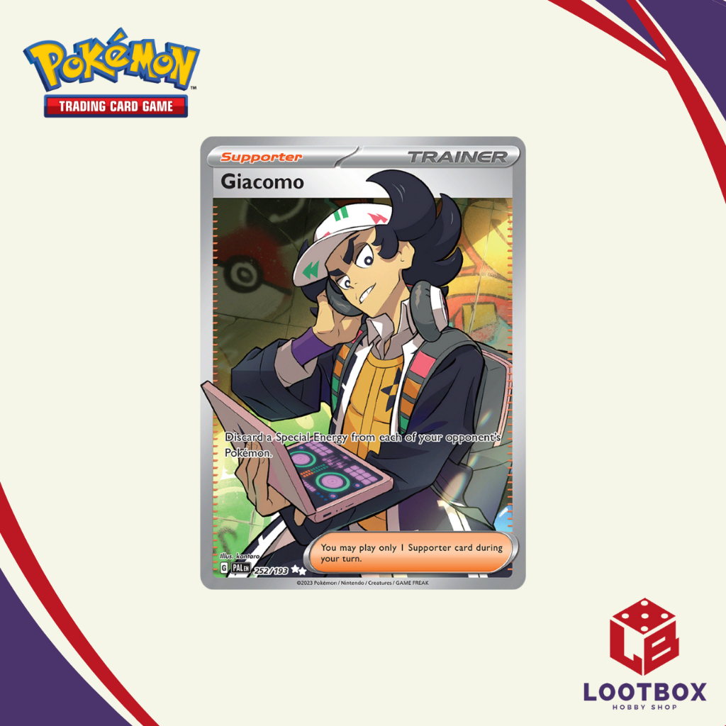 Pokemon Card Game: Giacomo (Ultra Rare) - Paldea Evolved | Shopee ...