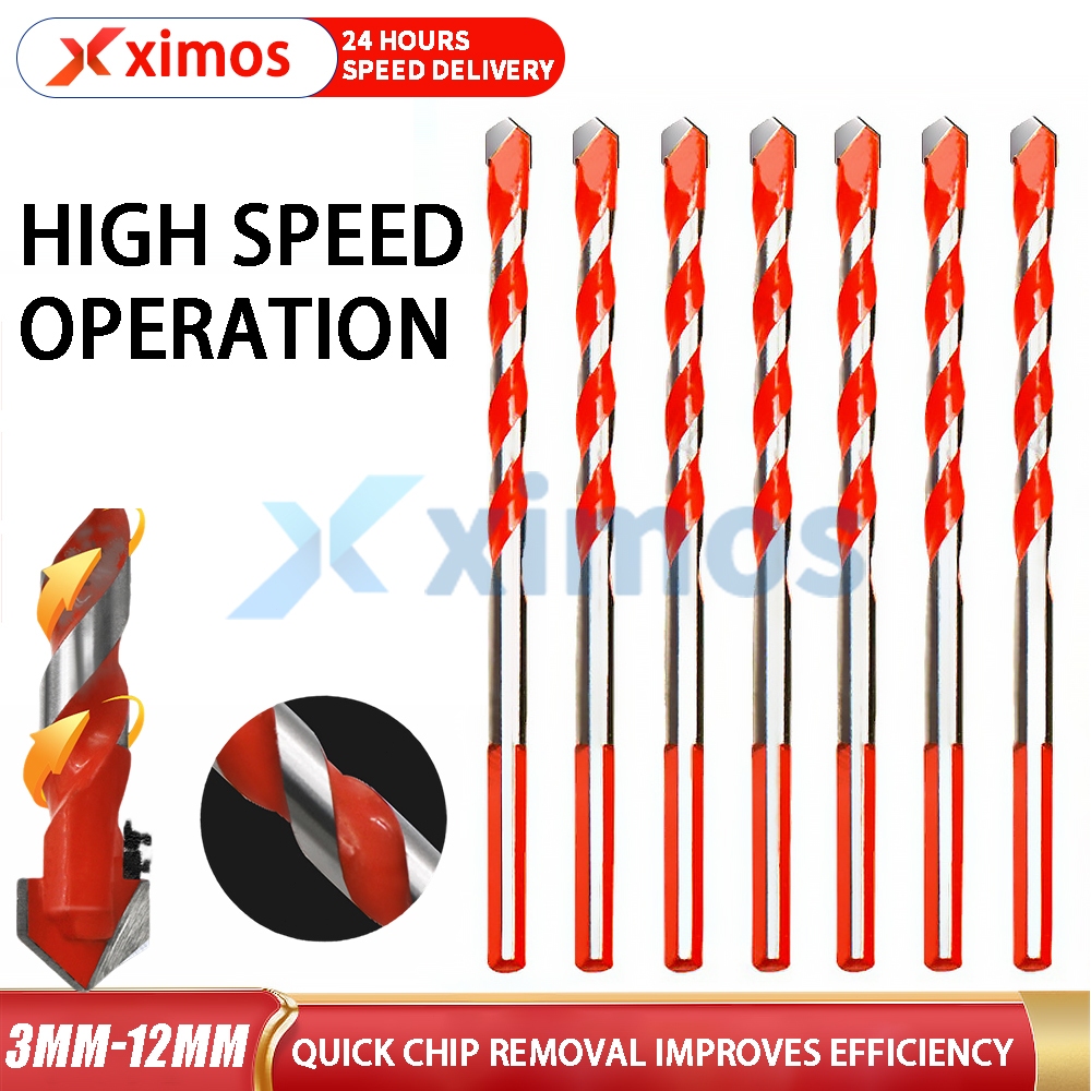 3-12mm Alloy Triangle Overlord Drill Bits Tile Cement Wall Marble ...