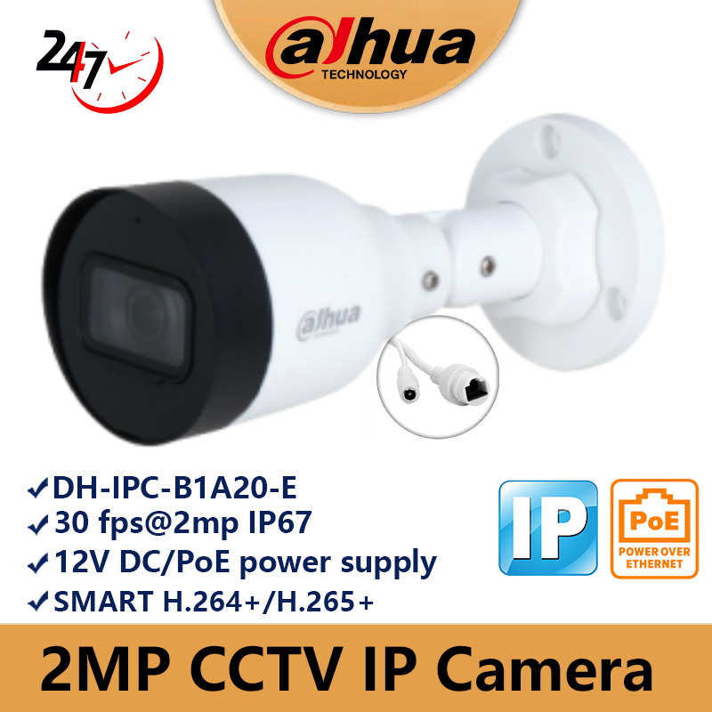 Dahua 2MP CCTV HD WDR IR IP Camera Wired Outdoor Waterproof Night ...