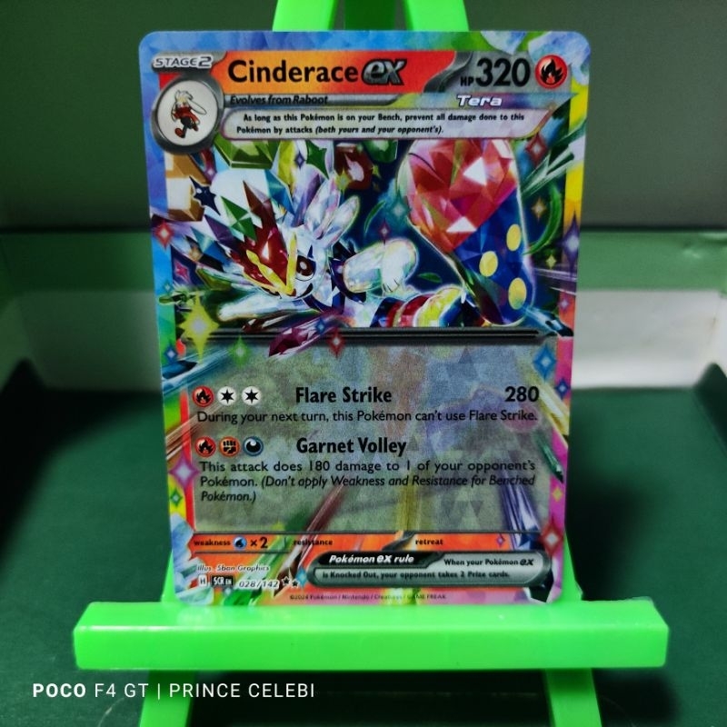 Pokemon TCG - Cinderace ex | Shopee Philippines