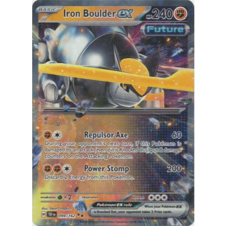 Iron Boulder ex - 099/162 - Ultra Rare Scarlet & Violet - Playable ...