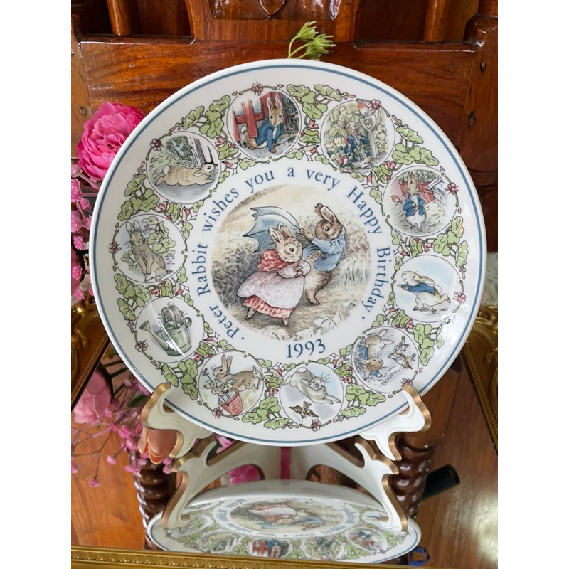 Wedgwood Peter Rabbit 1993 Deco Plate | Shopee Philippines