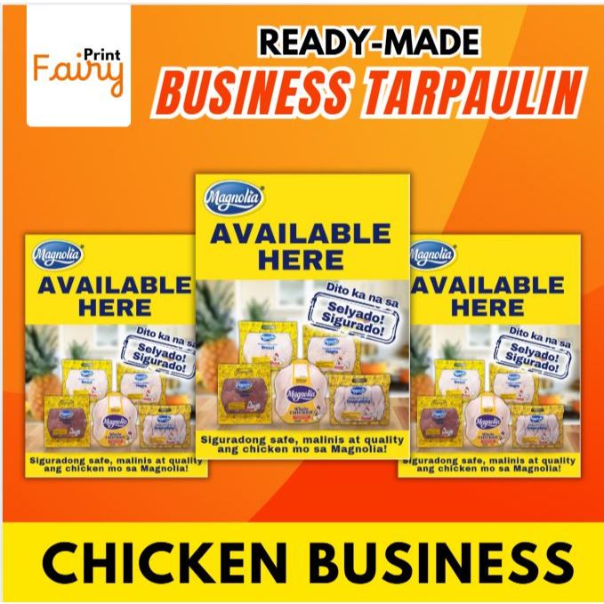 PRINTFAIRY TARPAULIN FOR CHICKEN BUSINESS (READY MADE LAYOUT FOR ...