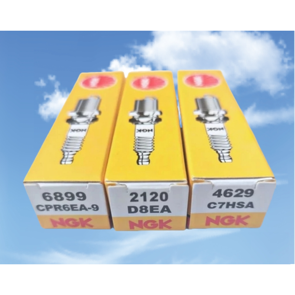NGk Spark Plugs 10PCS CPR6EA-9, D8EA, C7HSA D6HA | Shopee Philippines