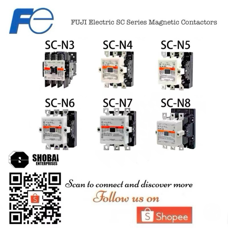 Fuji Electric SC Series Magnetic Contactors | Shopee Philippines