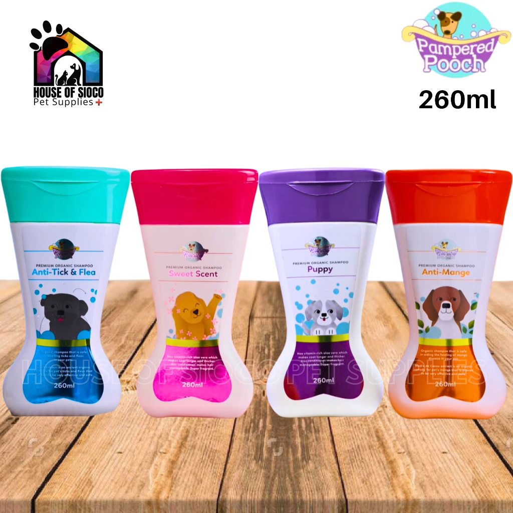 Pampered Pooch Premium Organic Shampoo For Pets 260ml | Shopee Philippines