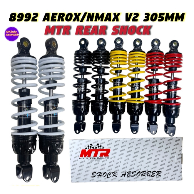 MTR REAR SHOCK 305MM 330MM 365MM AEROX/NMAX V1/NMAX V2 /PCX150 PCX 160 ...