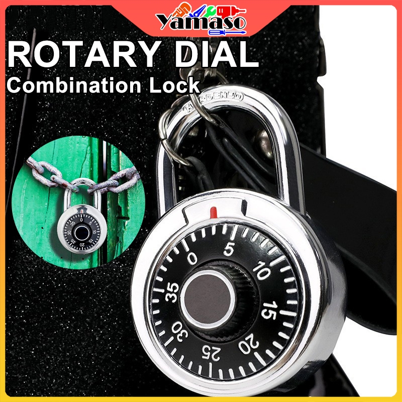 High security combination lock Turntable combination lock Gym lock safe ...