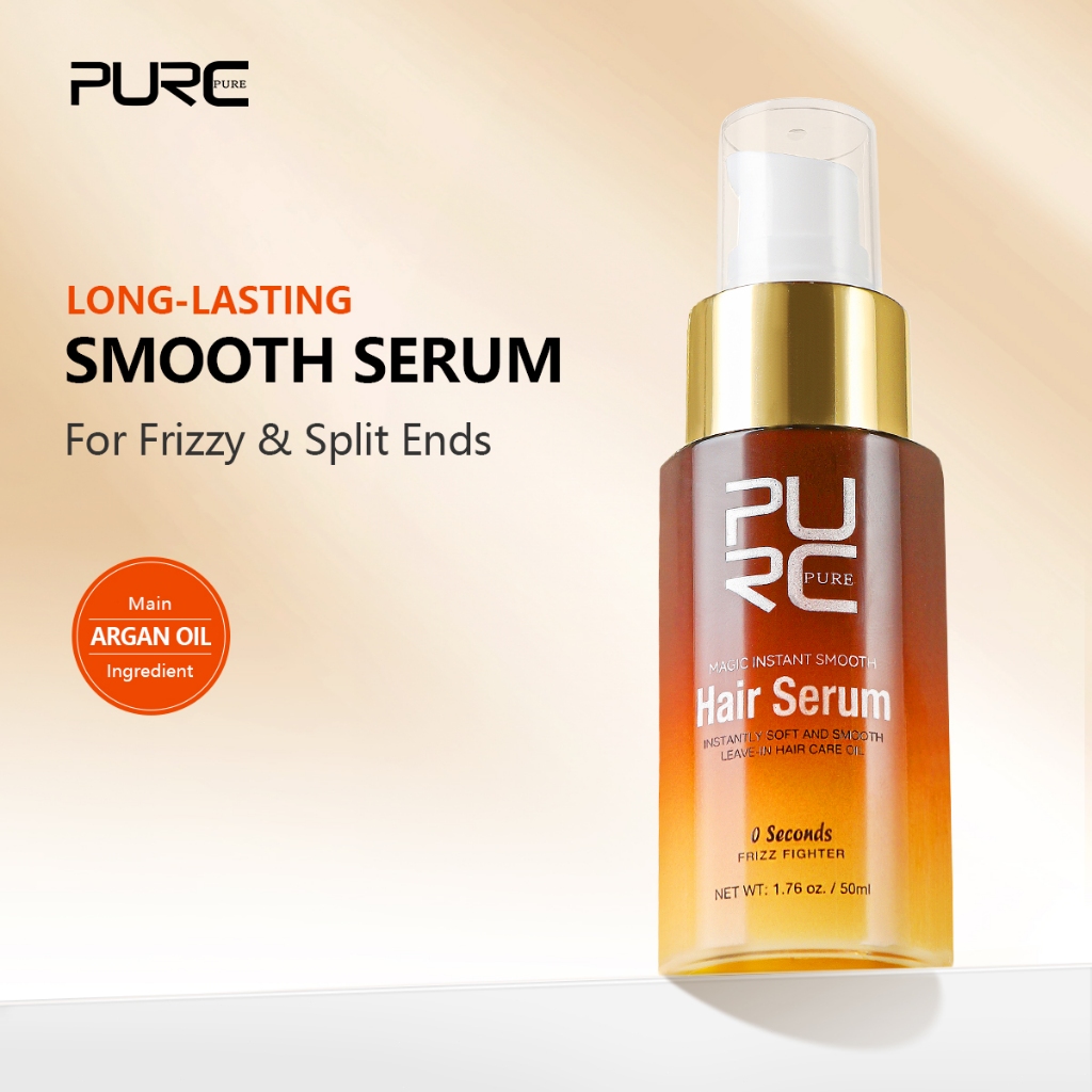 PURC Magic Instant Smooth Hair Serum for Split Ends and Dry Scalp Leave-in Hair Care Oil Remove ...