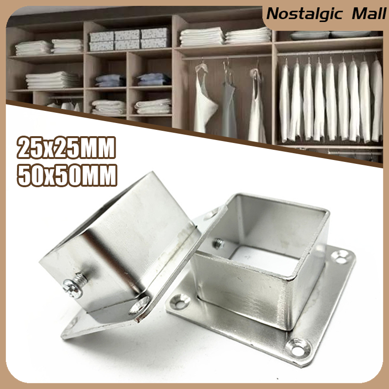 1inch/2inch Square Post Flange Base Stainless Steel Square Flange Fixed ...