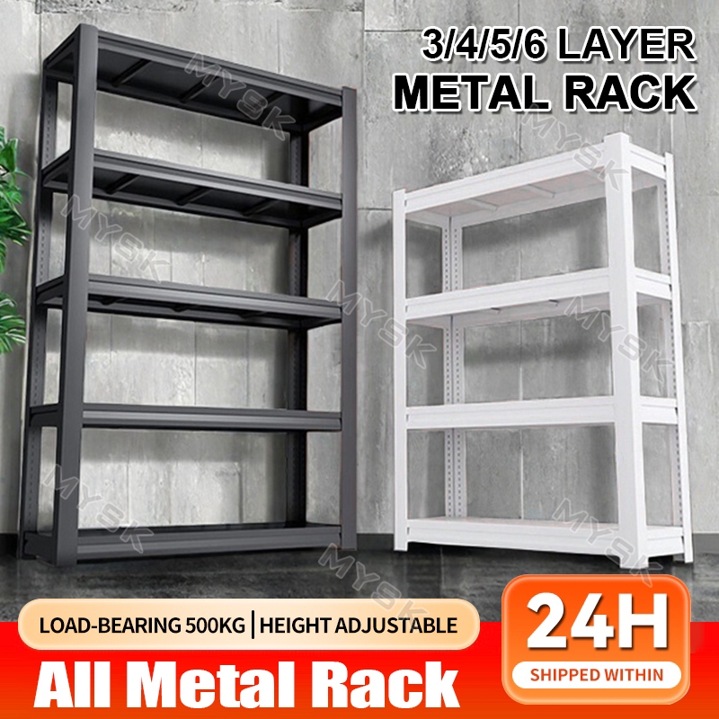 Metal Rack Steel Rack Shelves Heavy Duty Rack Boltless Rack Adjustable ...