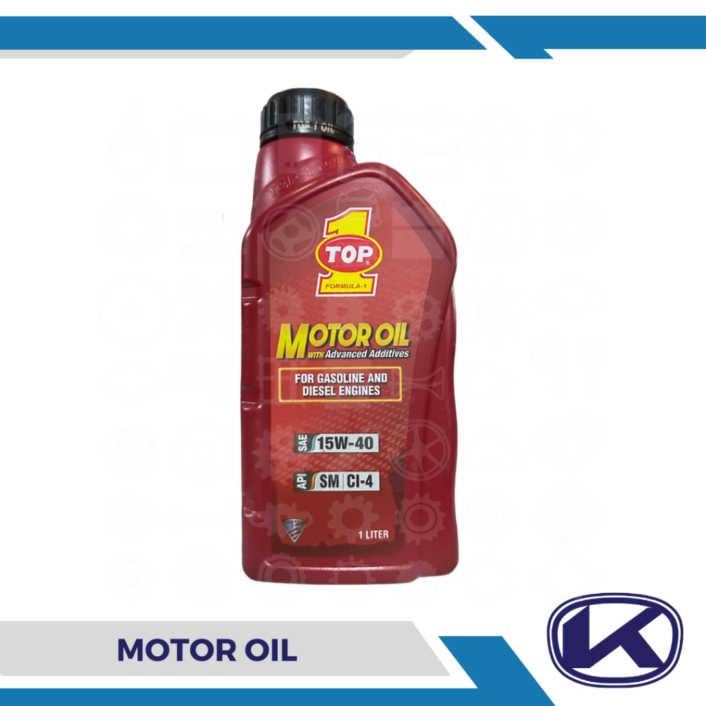 TOP 1 Multigrade Motor Oil w/ Advance Additives for Gas & Diesel 15W-40 ...