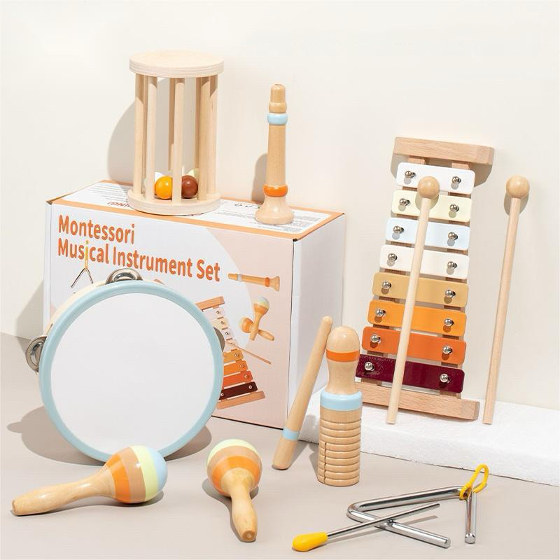 LUCACO Montessori Musical Instrument Set High Quality Wood Excellent ...