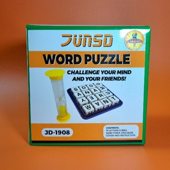JUNSD WORD PUZZLE with SAND TIMER - JD1908 | Educational Classic Board ...