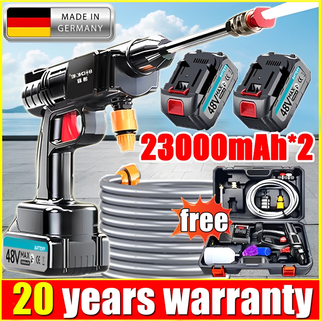 Pressure Washer Portable Wireless Car Washer 998V High Power Spray ...