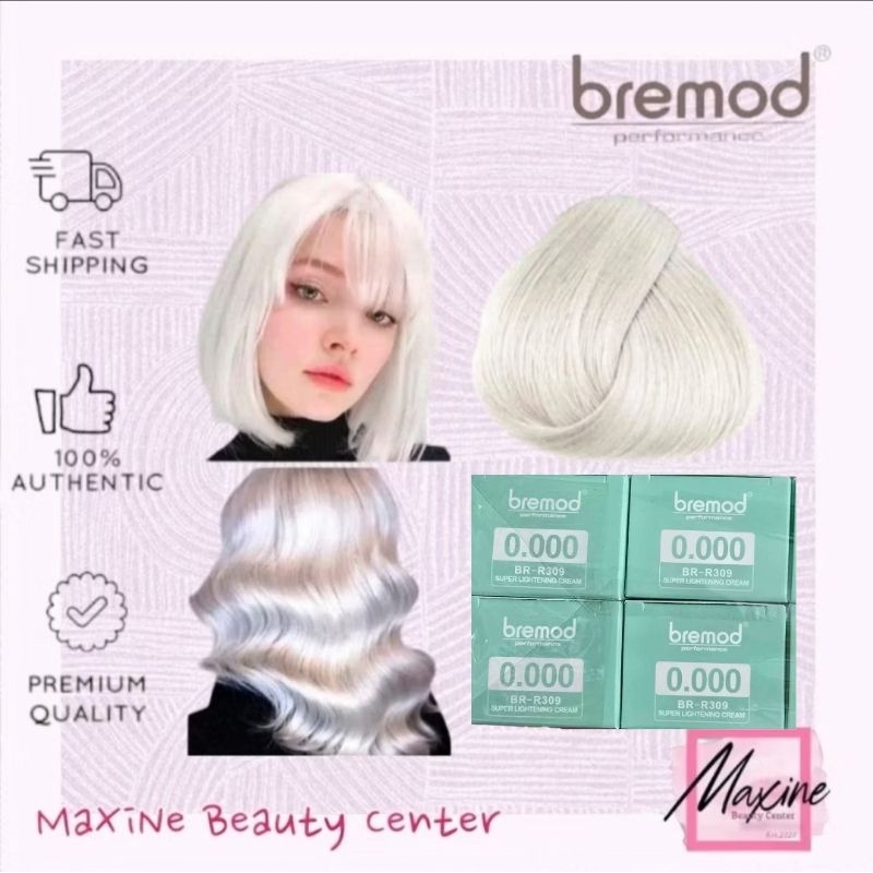 BREMOD 0.000 hair color, 100mL brightening cream, 8 level lift cream ...