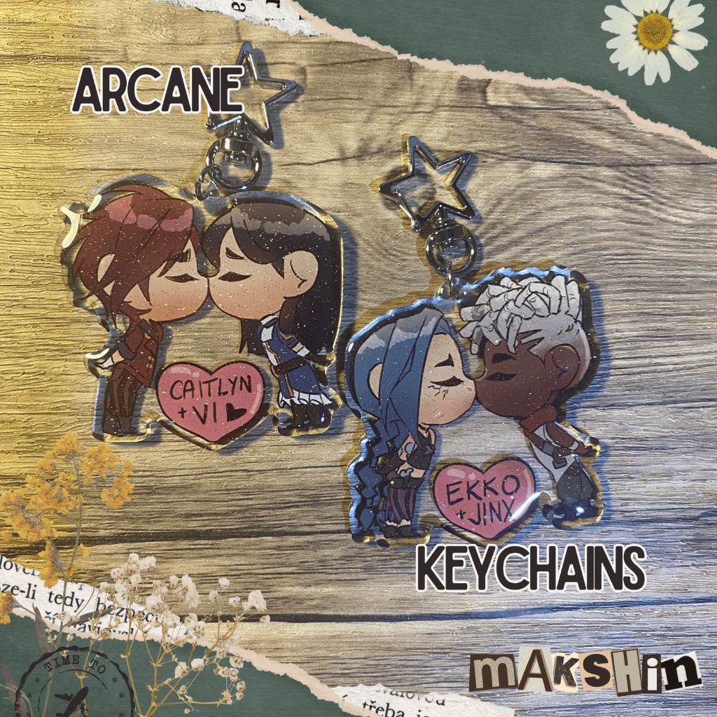 Arcane Couple Keychains | Shopee Philippines