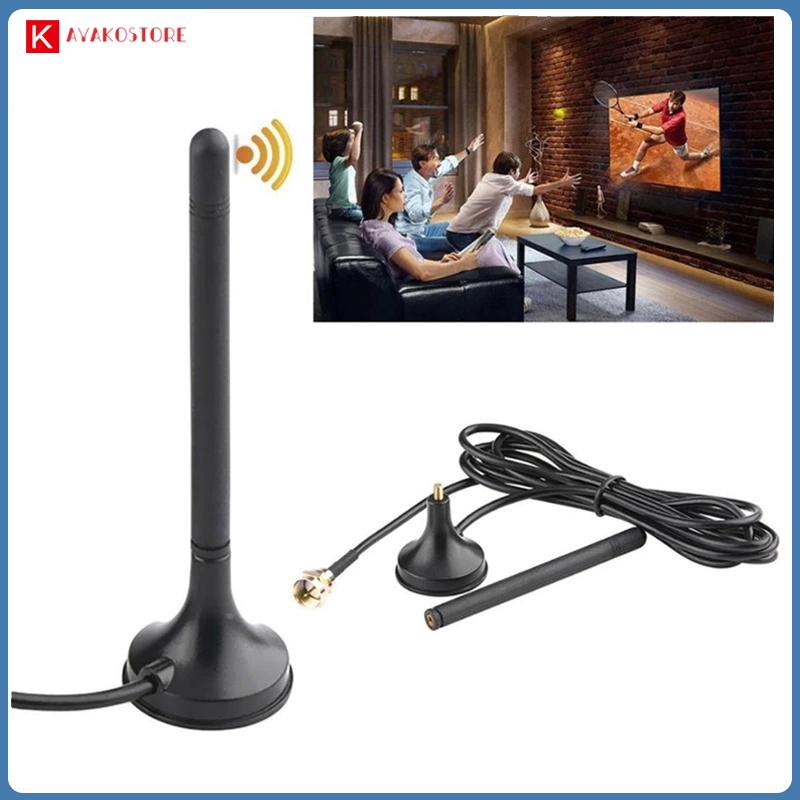 Tv Plus-Antenna Black Antenna 3M/5M/10M For TV Set-Top Boxes Indoor ...