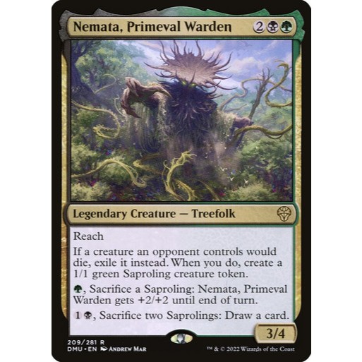 Magic the Gathering | Nemata, Primeval Warden | Shopee Philippines