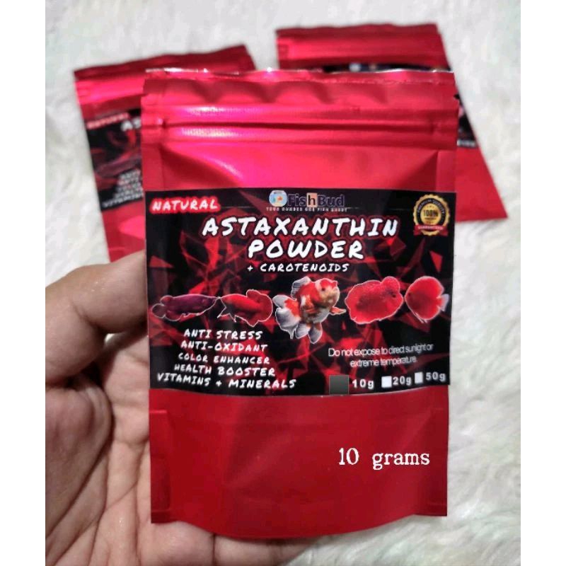 ASTAXANTHIN POWDER 5% CAROPHYLL RED 10% CAROPHYLL 10% 10g | 20g| 50g ...