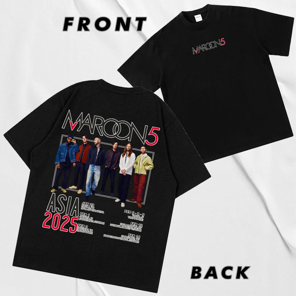 PRO CLUB INSPIRED | MAROON V SHIRT | CONCERT SHIRT | MAROON V ASIA TOUR ...