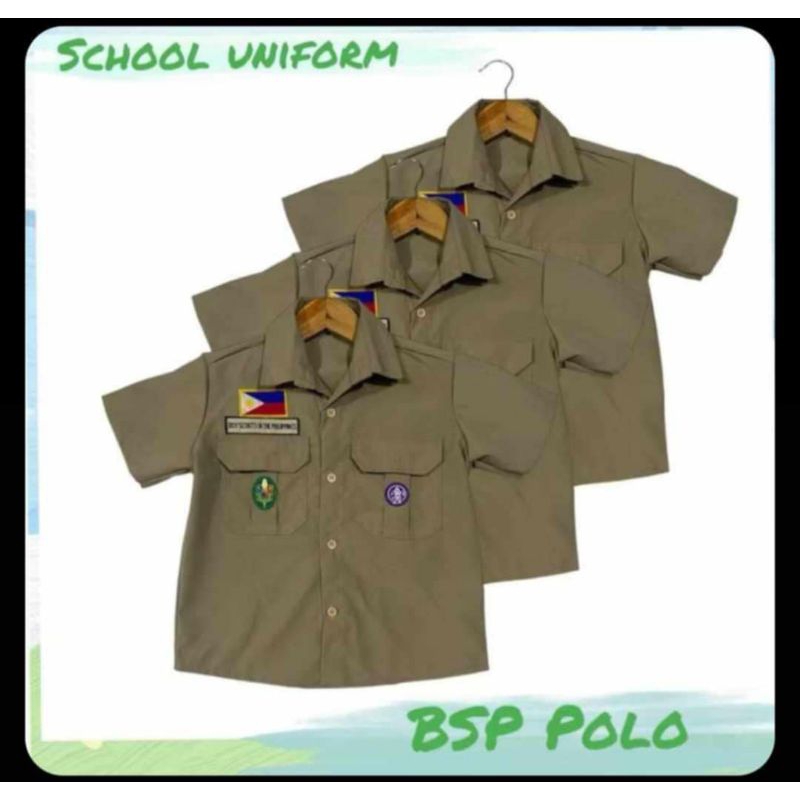 B*S*P Polo School Iniform | Shopee Philippines