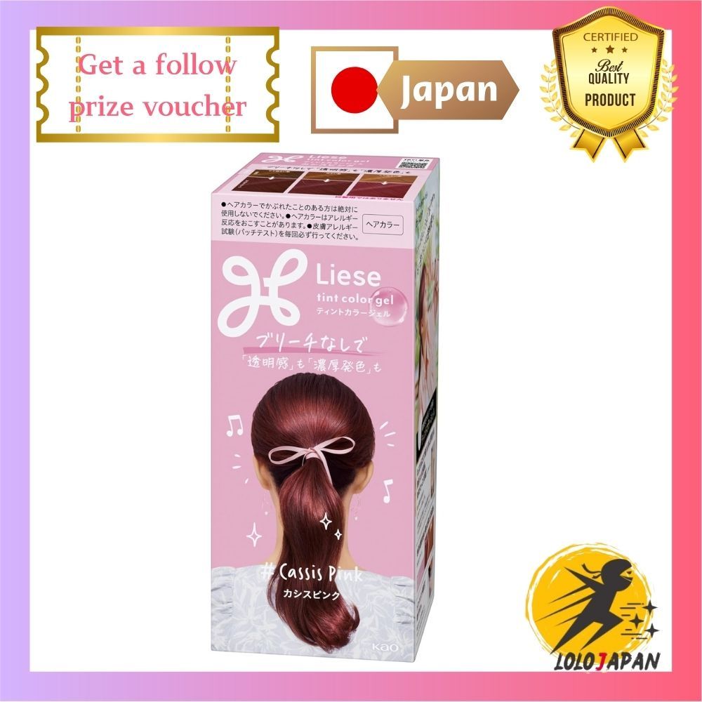 genuine product Haircolor Liese Tint Color Gel Cassis Pink (191ml) For ...
