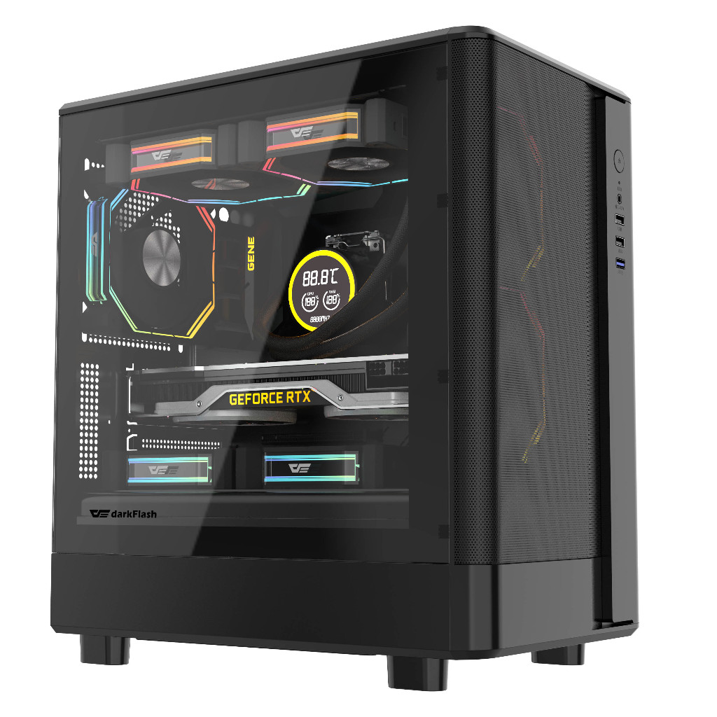 HiteqPC | Darkflash DB330M Mesh or Tempered Glass MATX CASE | Shopee ...