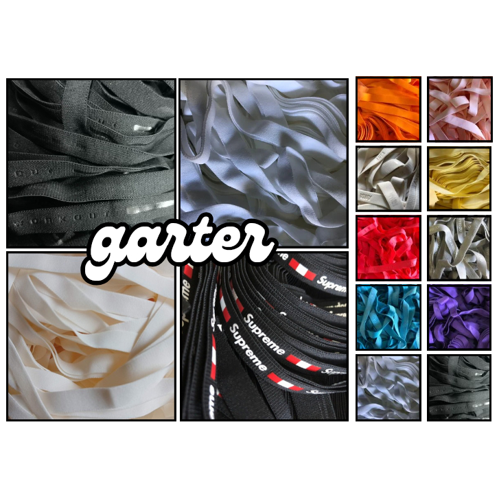 Garter - Elastic Band Muti Color / Colorful Straps size 1cm & 2cm sold ...