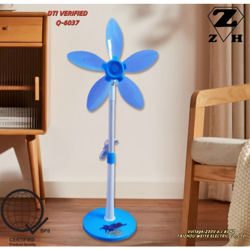 [a3] ZH Hello Kitty/Spiderman Stand fan 5 Blades Portable Standfan ...