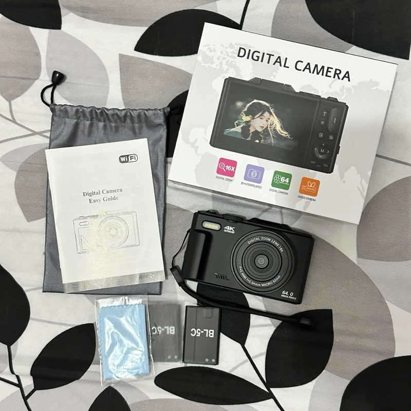 VETEK 8Camera 64MP Digital Camera 4K Vlogging Camera 3.0Flip Screen 18X ...