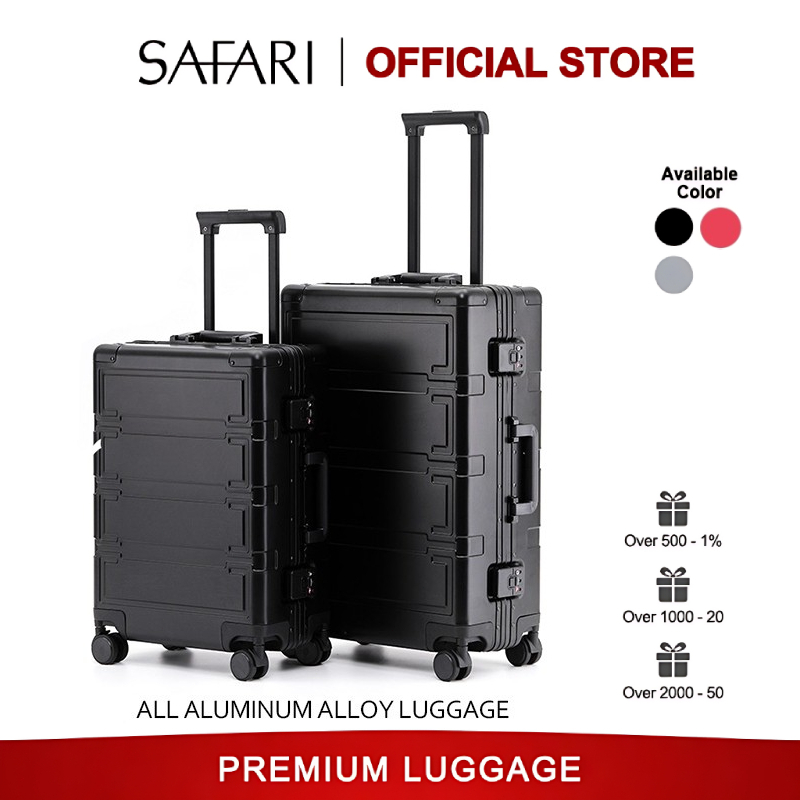 CHARLES X 20/29inch all-aluminum suitcase,all-metal,with combination ...