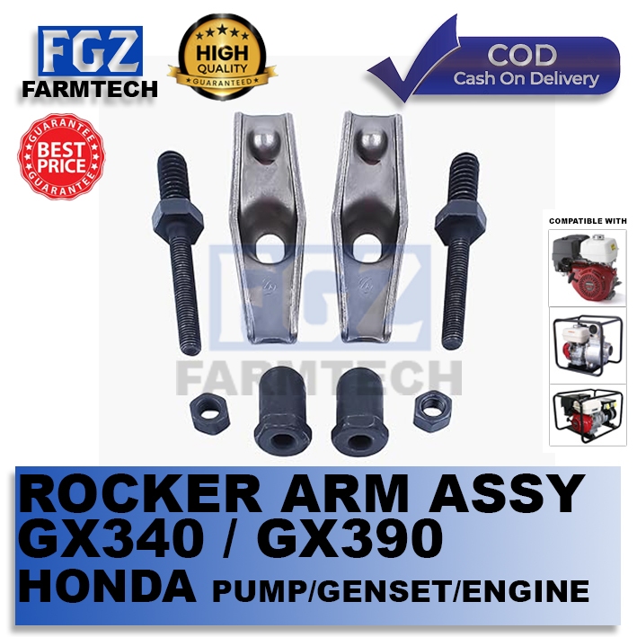 ROCKER ARM ASSEMBLY GX390 SET HONDA GX340 GX390 188F 190F 5KW 6.5KW ...
