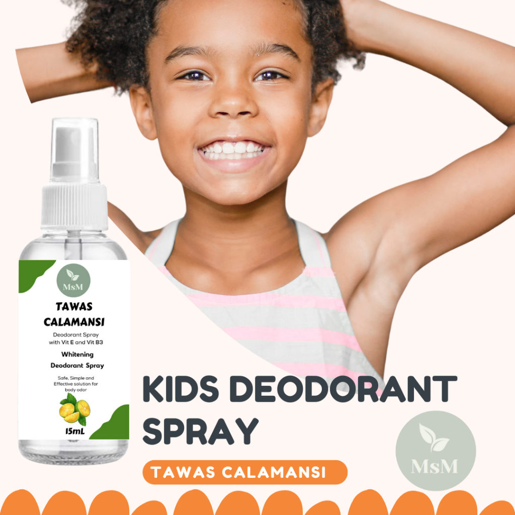 Baby Kids Deodorant Spray Tawas Calamansi: Natural and Organic Deo for ...