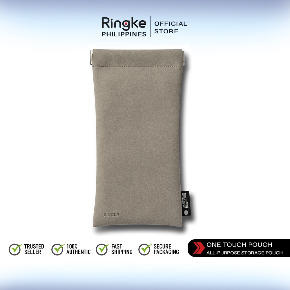 Ringke One Touch Pouch - Water Resistant PU Multipurpose Pouch | Shopee ...