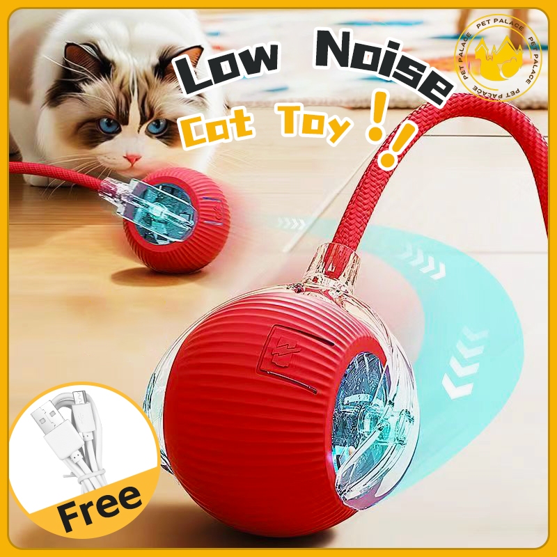 Interactive Cat Toys Electric Rolling Ball for Cats/Kitty Pets Smart ...