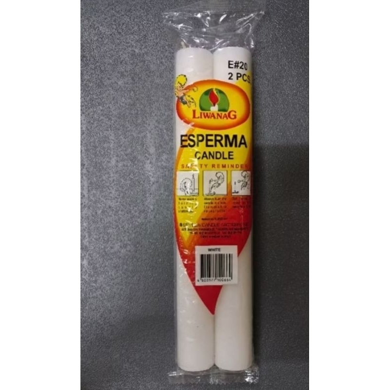 Liwanag Candle Esperma # 20 | Shopee Philippines