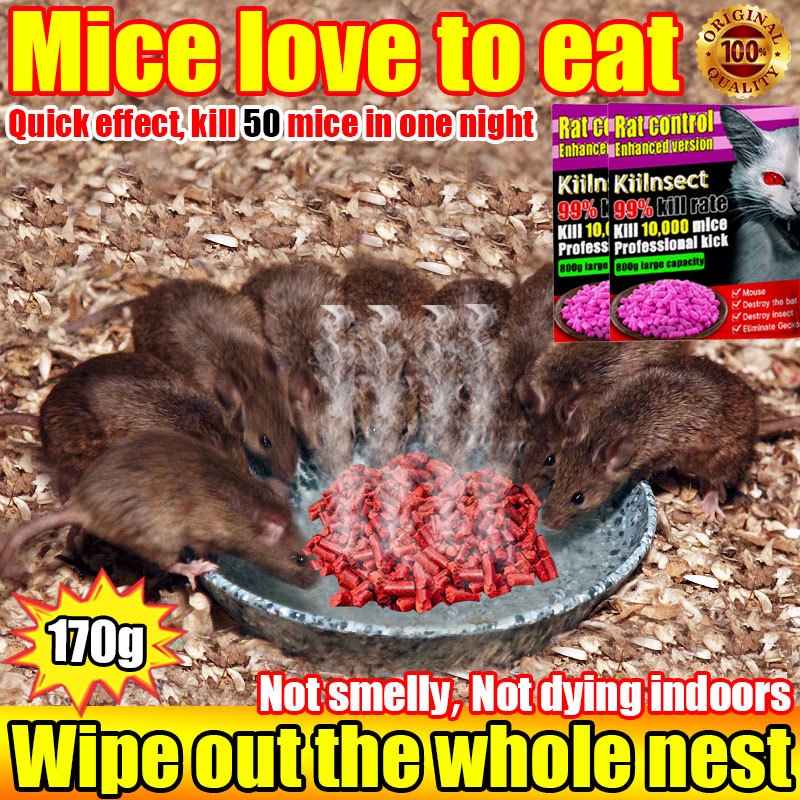 【New Enhanced version】Rat killer poison Mouse Killer Plant-Based ...