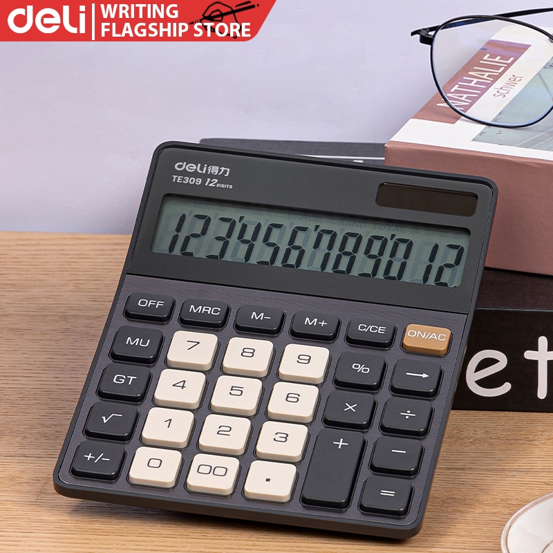 Deli Electronic Calculator Big Desktop Calculators Luxury Office ...