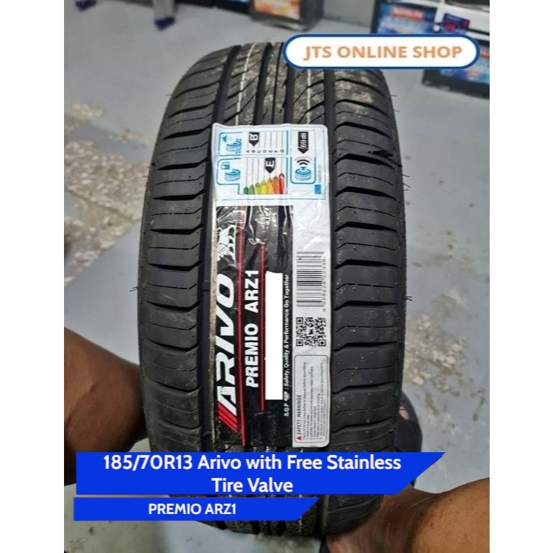 185/70R13 Arivo Premio ARZ1 with Free Stainless Tire Valve (PRE-ORDER) | Shopee Philippines