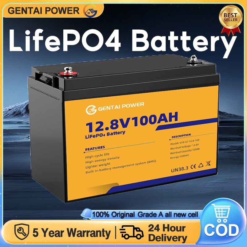 Lithium Battery LiFePO4 Battery 12V 100Ah 10000 Cycles Solar Battery 20 ...
