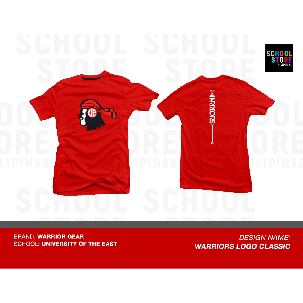 UE Red Warriors LOGO Classic - University of the East Shirt for Men ...