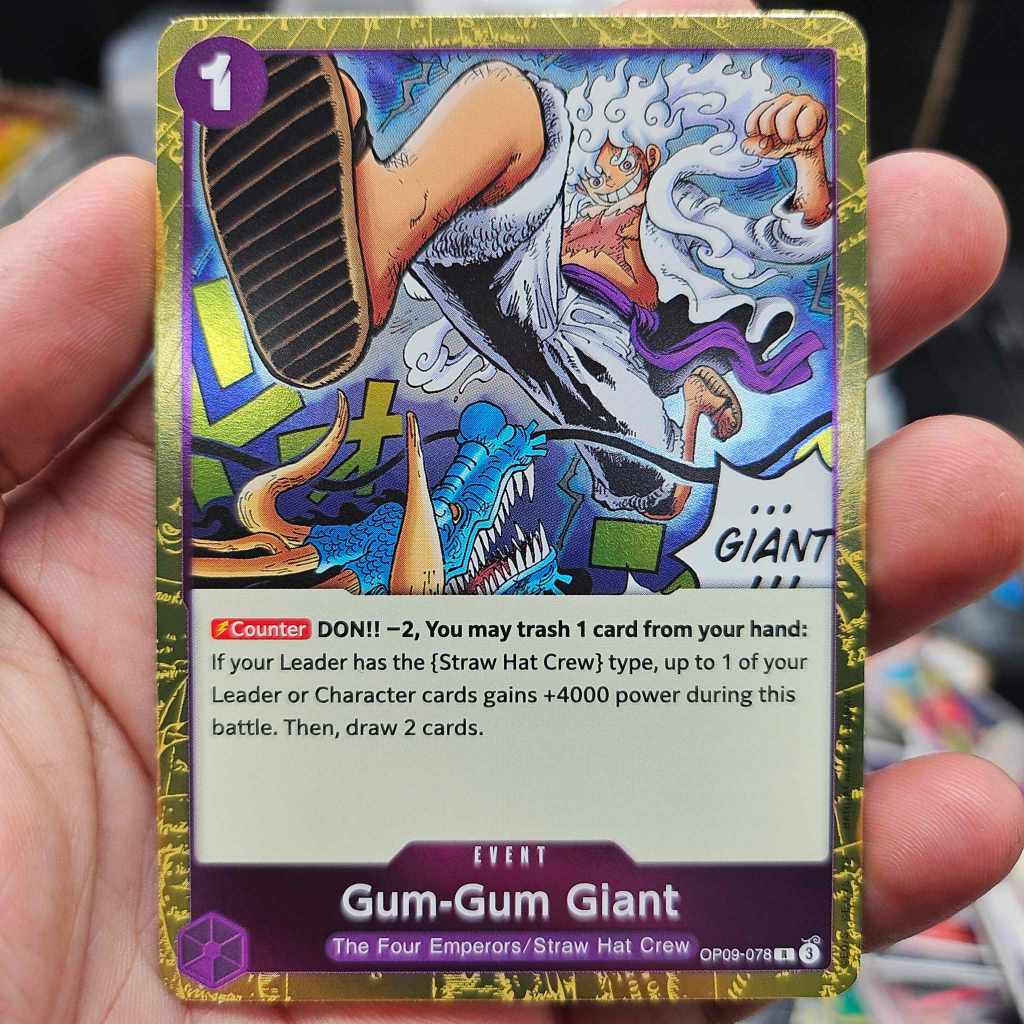 One Piece TCG [ENGLISH] OP09-078 R Gum-Gum Giant [ENGLISH VERSION] | Shopee Philippines