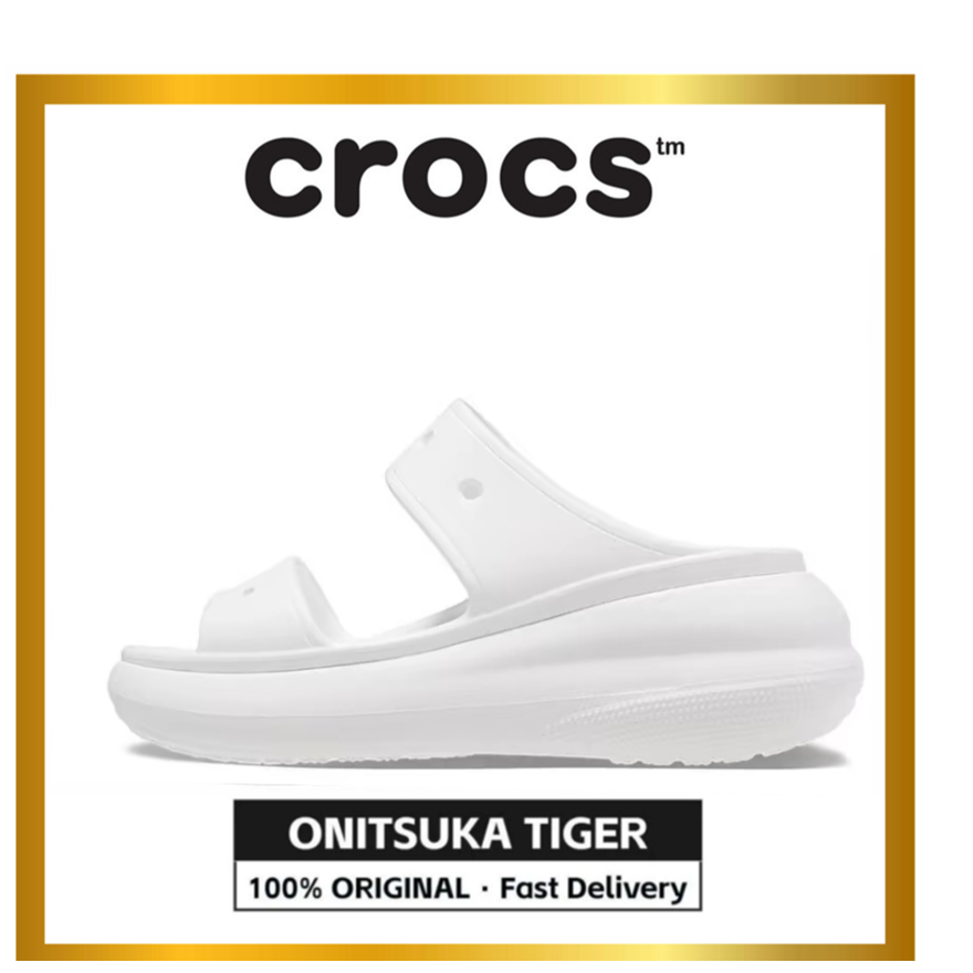 【100%Original】Crocs EVA White Sandal For Women 207670-100 | Shopee ...