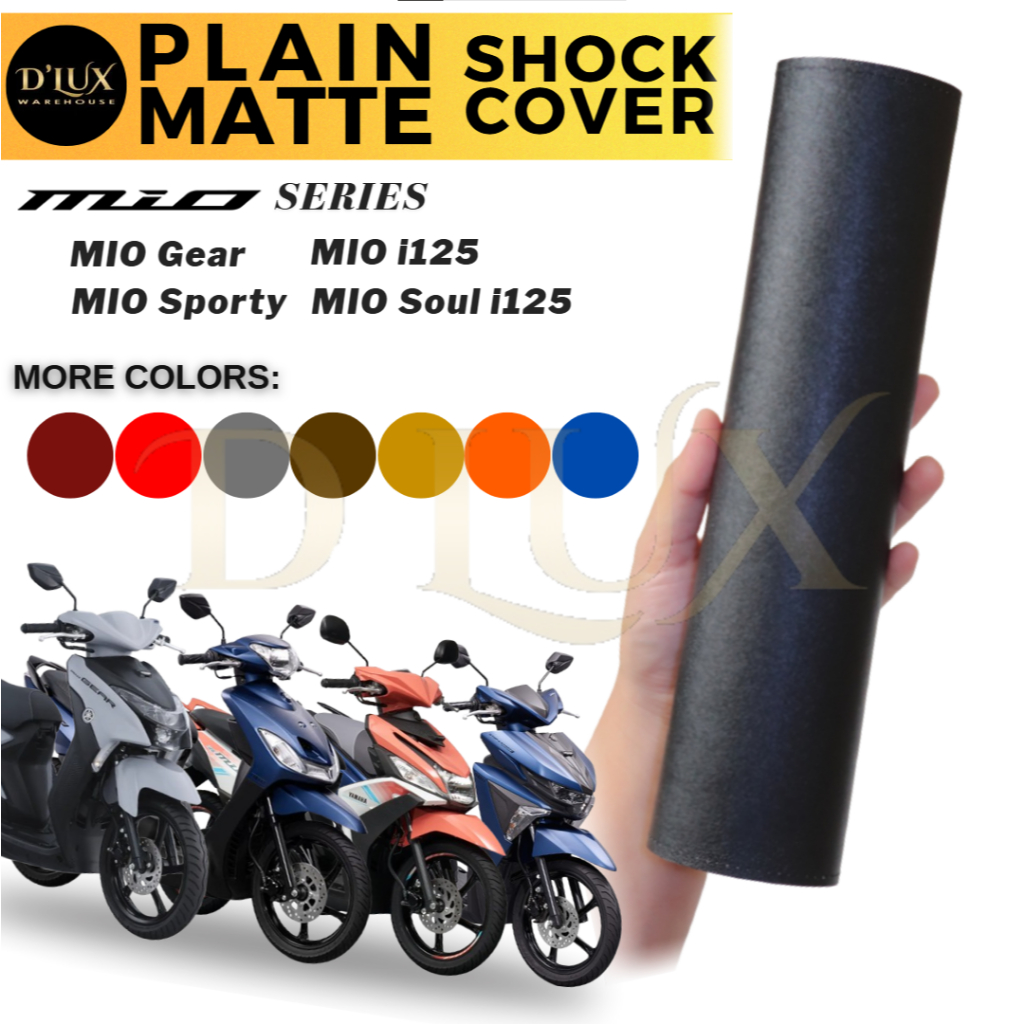 Mio PLAIN MATTE SHOCK COVER LEATHER - HIGH QUALITY LEATHER | DLUX ...